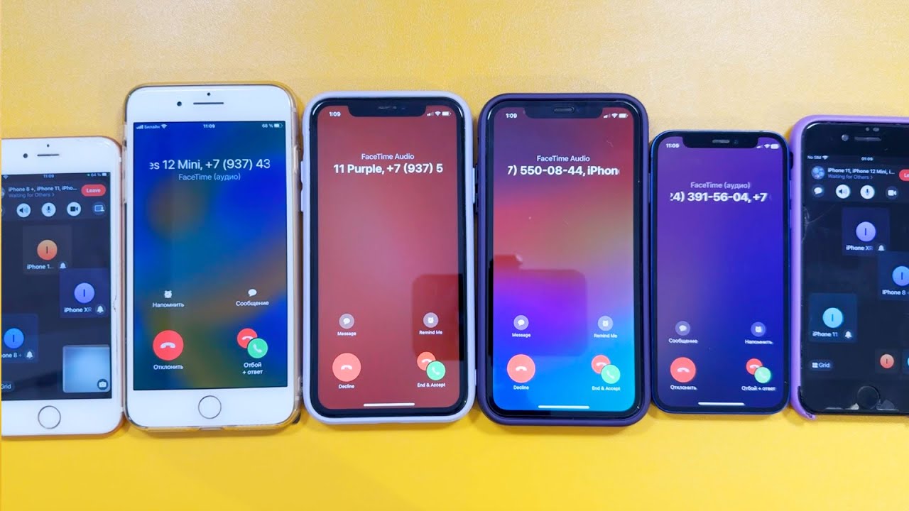DOUBLE SIX FACETIME INCOMING CALLS IPHONE 12 MINI IPHONE 11 IPHONE XR ...