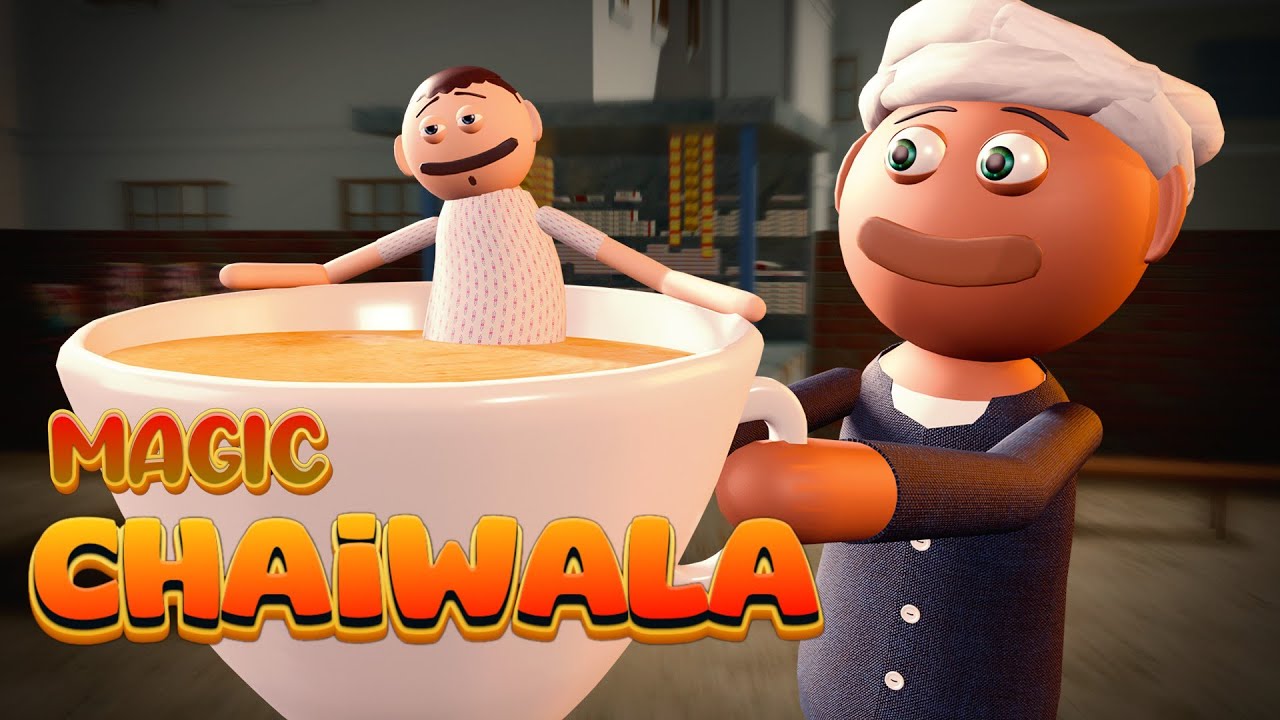 Magic Chaiwala | Funniest Hindi Comedy Cartoon | Goofy Works Animation ...