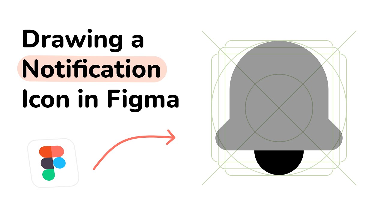 How to Draw a Notification Icon (Bulk) in Figma - YouTube