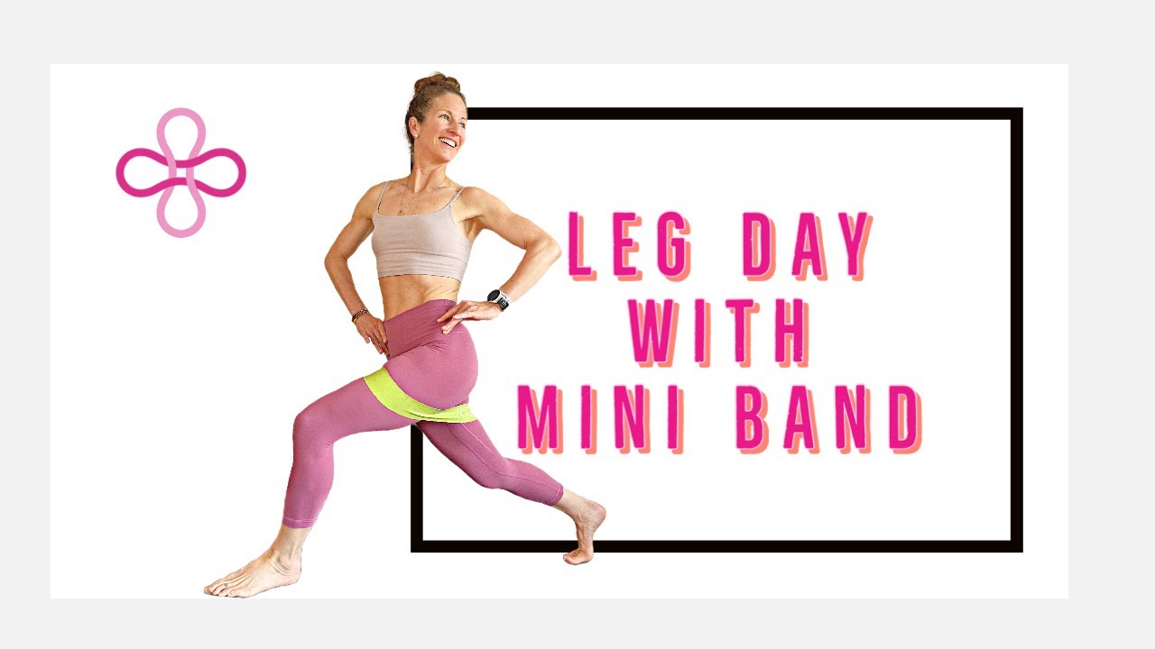 Day 23 | LEG AND GLUTE WORKOUT WITH MINI BAND | BOOTY BURN | NO REPEATS ...
