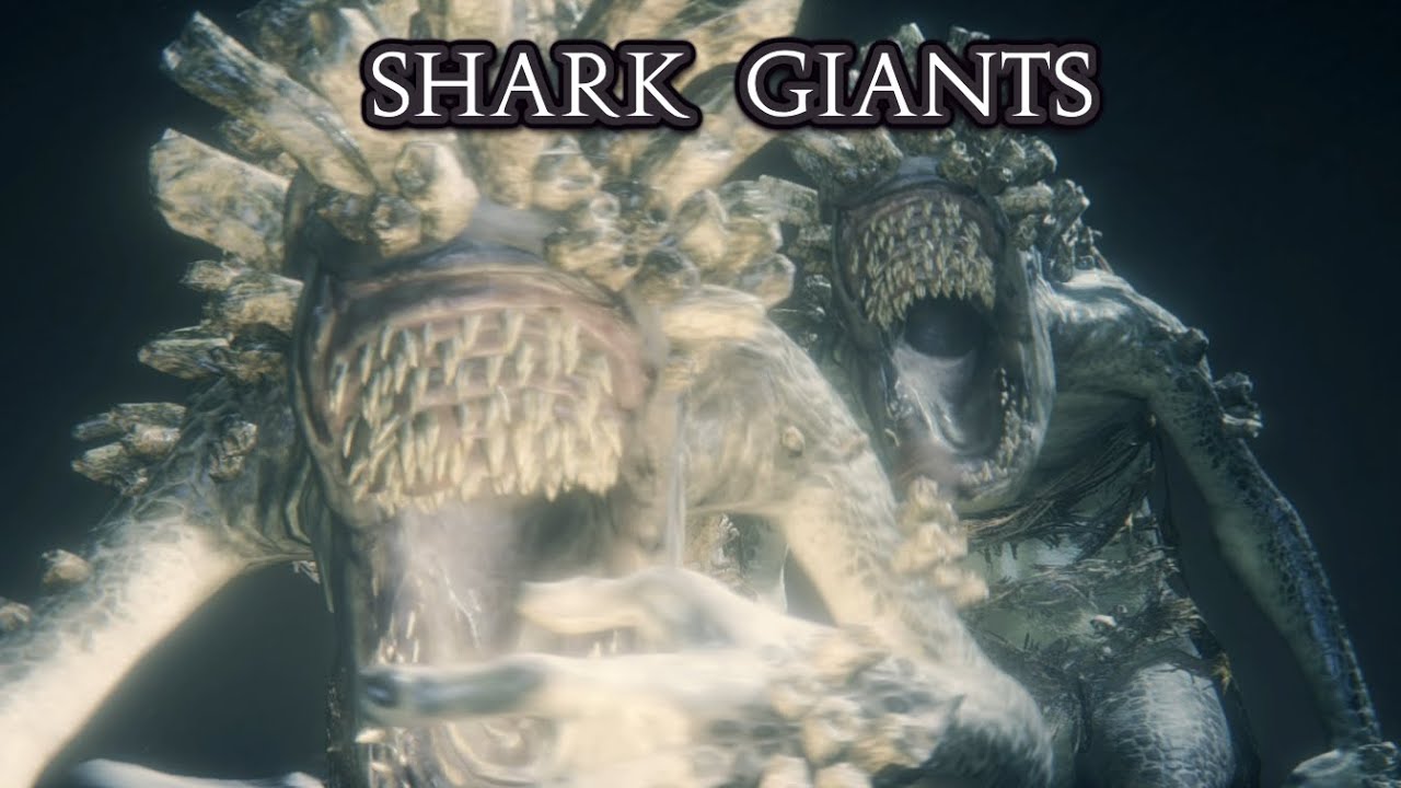 Bloodborne | Shark Giants | (No Damage/Beast Cutter) - YouTube