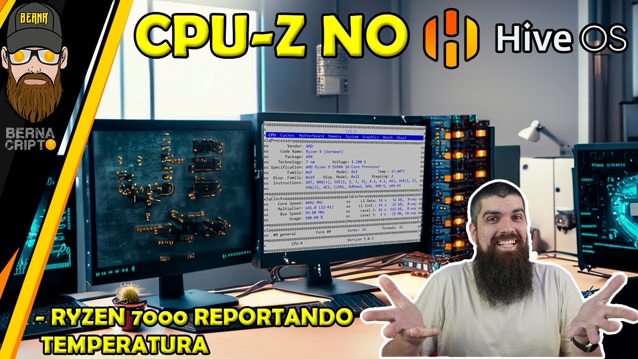 CPU-X, UTILITÁRIO PRO LINUX (HiveOS Beta) - BERNA CRIPTO - YouTube