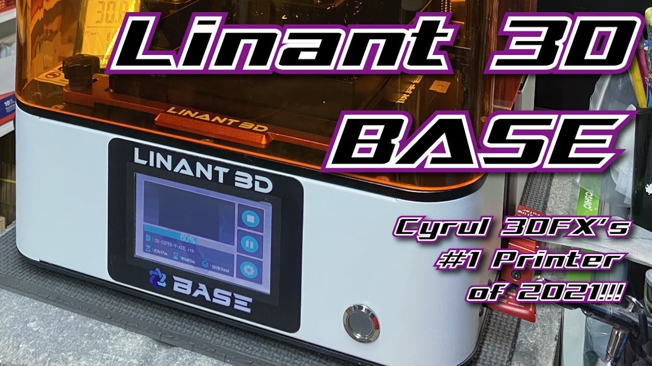 Linant 3D BASE!! Cyrul 3DFX #1 resin printer of 2021!! Unboxing! - YouTube
