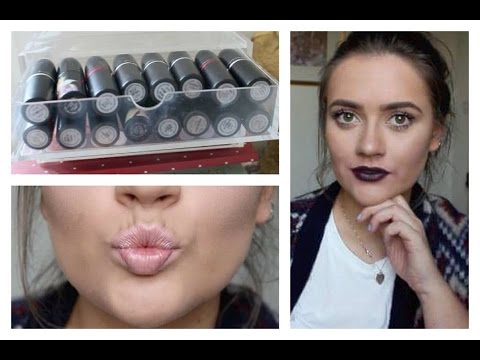 My MAC lipstick collection (Try on) | EmmasRectangle
