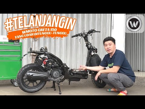 TELANJANGIN WMOTO GRETA 150 Retro Ciamik Bongkar Habis Motor Matic 21Jutaan Vespa Killer