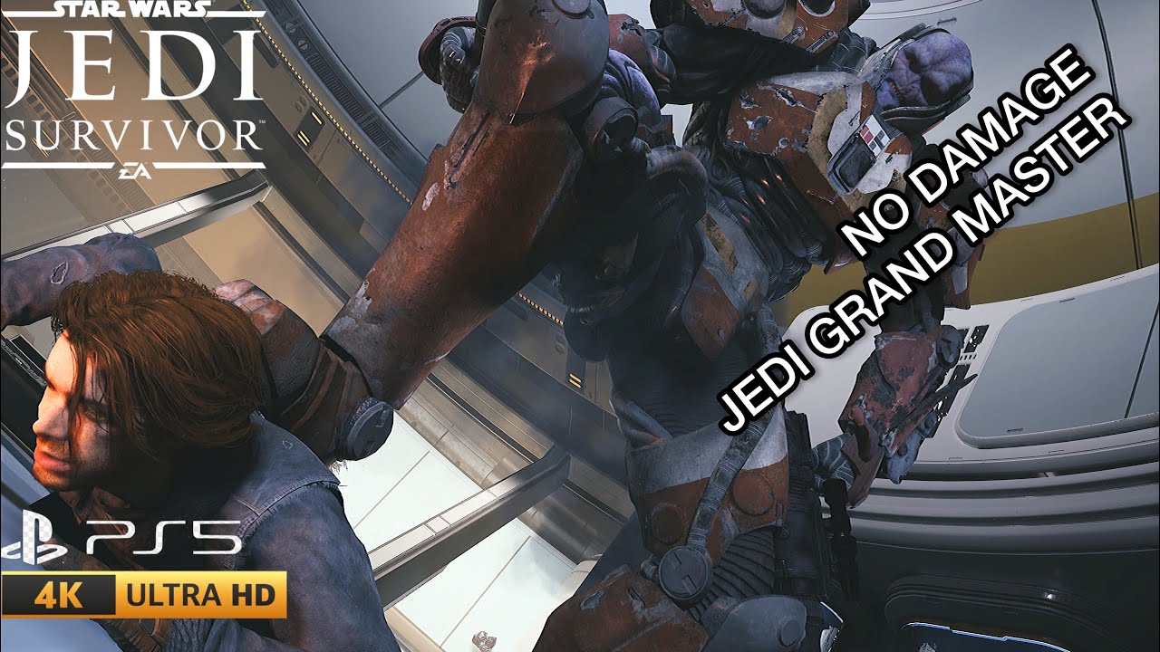 Rayvis Boss Fight Jedi Grand Master No Damage (4K 60FPS) - YouTube