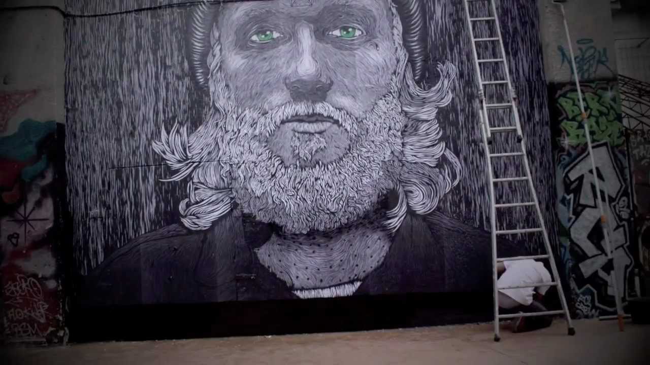 Street ART: Baze X Guy le Tatooer 1080p - YouTube