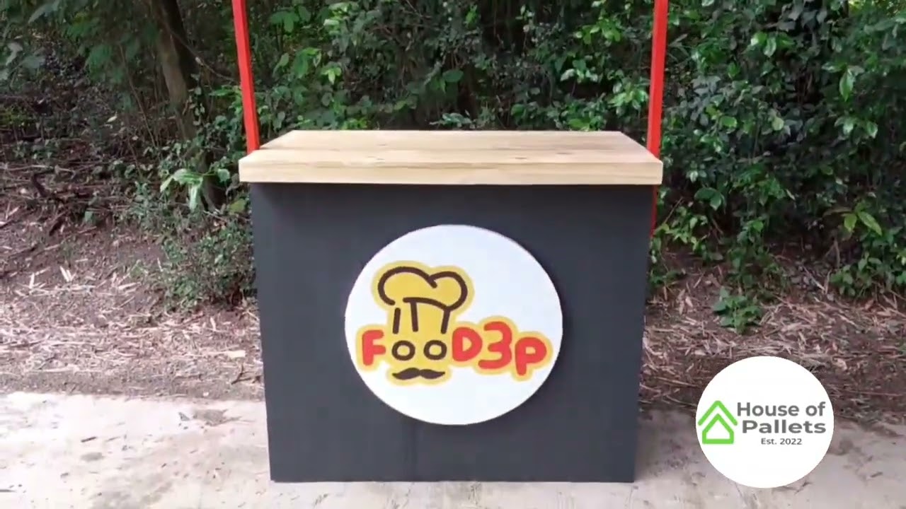 Folding Food Cart Pinoy Version Updated!!! - YouTube