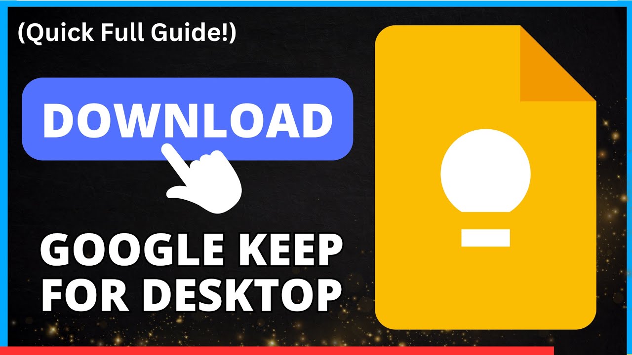 How to Download Google Keep for Desktop: Easy Guide - YouTube