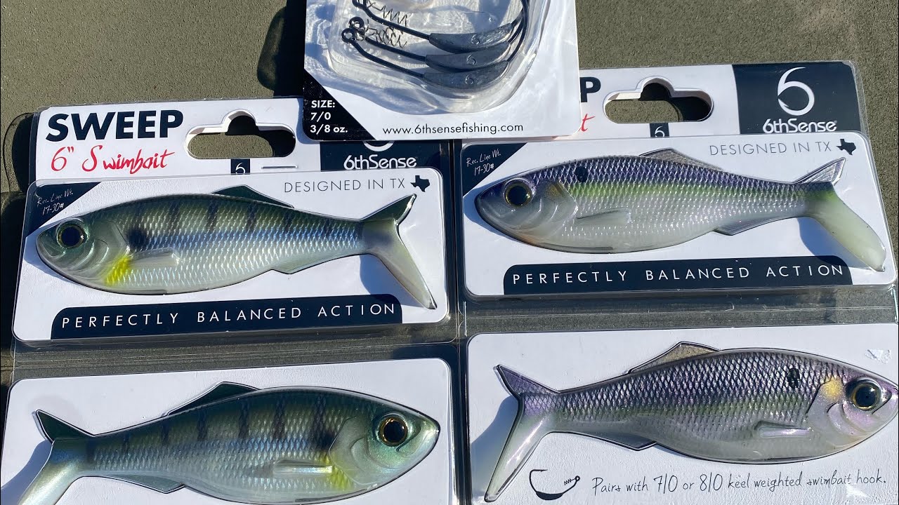 Review of the 6th Sense SWEEP swimbait w/FISHING FOOTAGE - YouTube