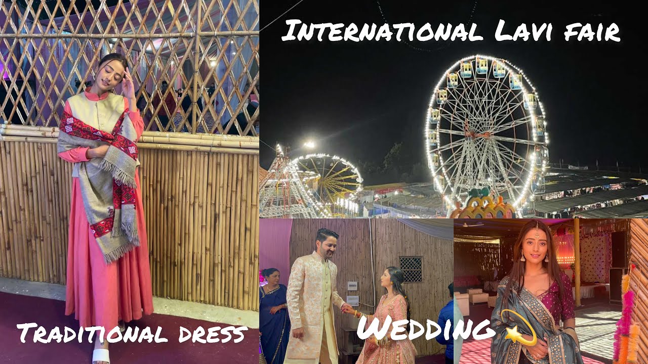 Traditional Dress // International Lavi Fair // wedding 💫 #monikachauhan - YouTube