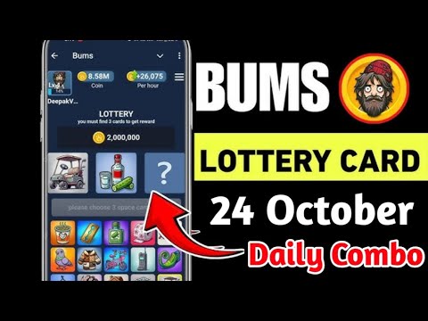 Bums Daily Lottery Cards 24 October | Bums today combo cards | Bums ...