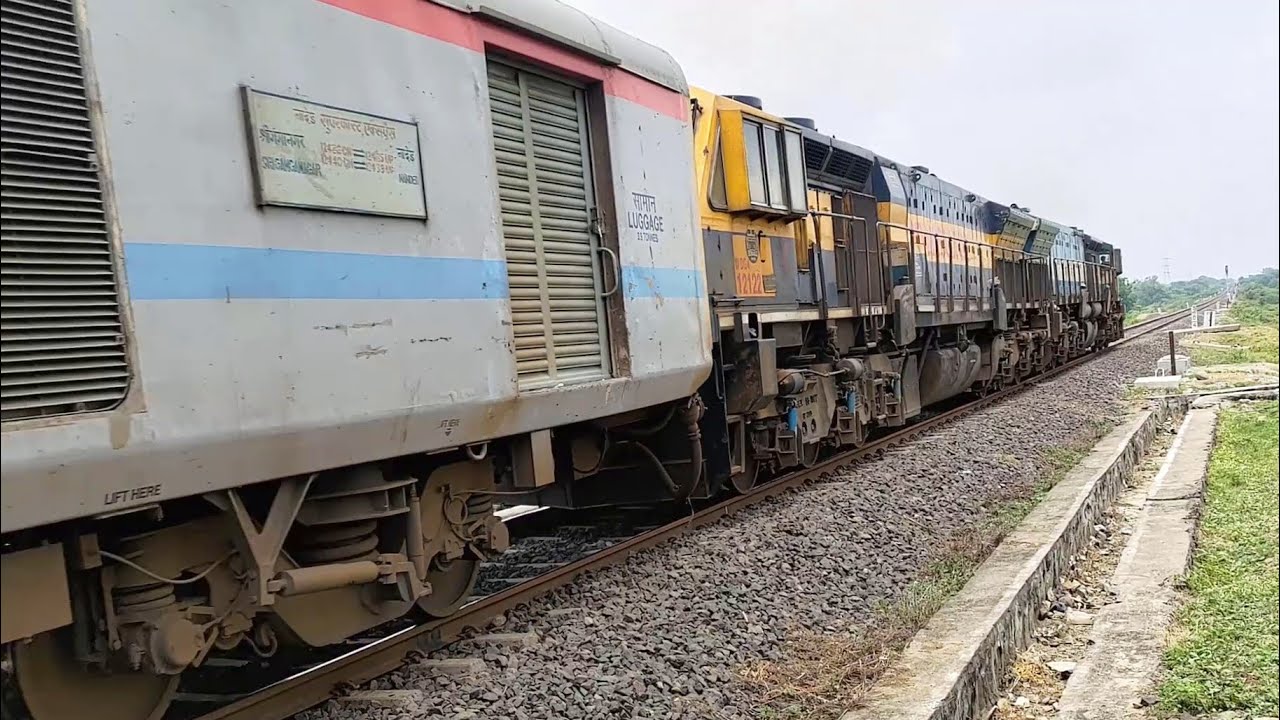12485 Hazur Sahib Nanded - Shri Ganganagar Superfast Express | Twin ...