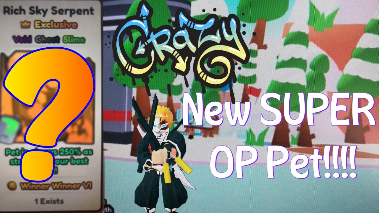 Only 1 exists! New SUPER OP Pet!!! - YouTube
