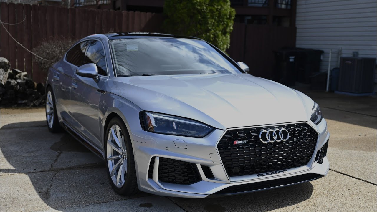 B9 Audi RS5 - 034 Stage 1 tune, casual driving pops and rumbles - YouTube