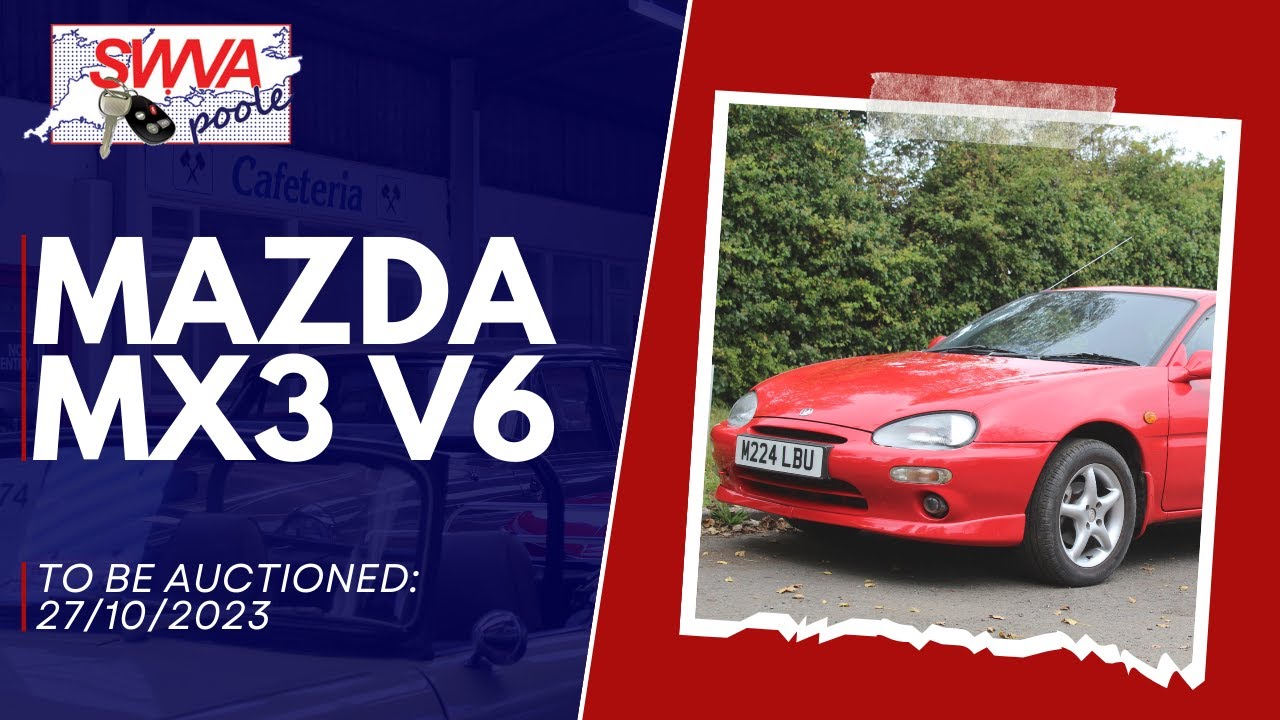 LOT 78 - Mazda MX3 V6 1994 | SWVA 27th October 2023 Autumn Classic Car ...