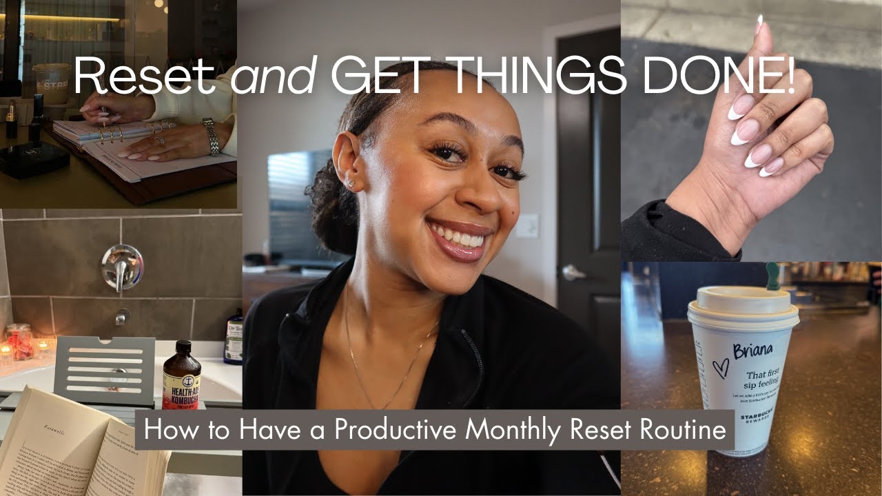How to Have a Productive Monthly Reset - YouTube