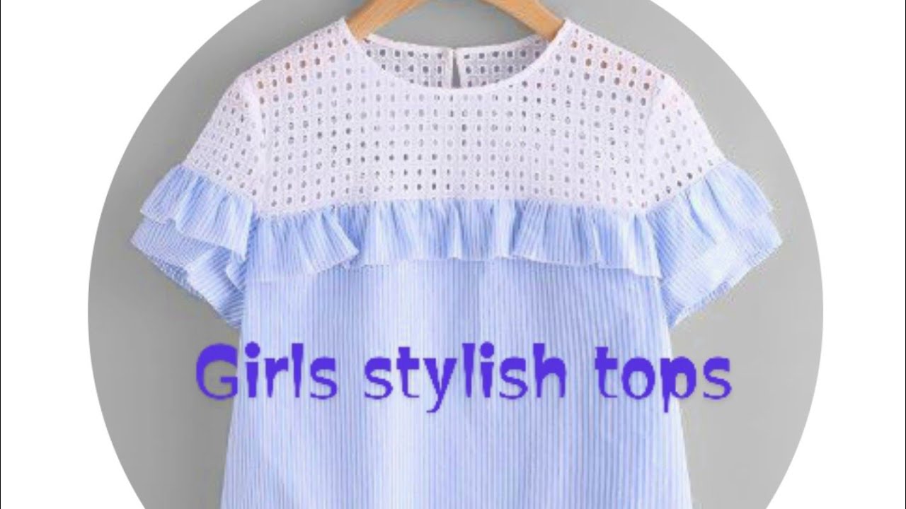 Girls stylish tops design - YouTube
