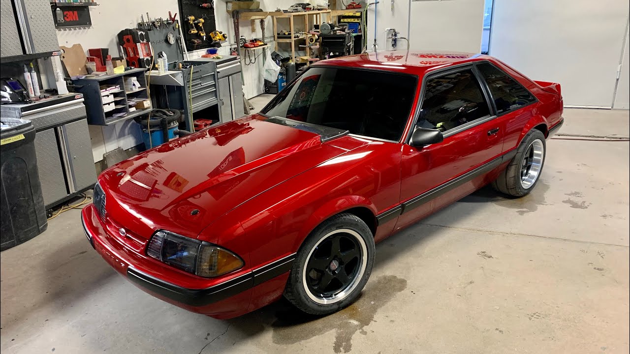 Custom Candy Red Fox Mustang by TrendLess Designs - YouTube