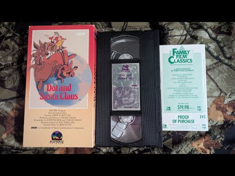 [FULL VHS TAPE] Dot and Santa Claus 1985 Playhouse Video [1989 Reprint]