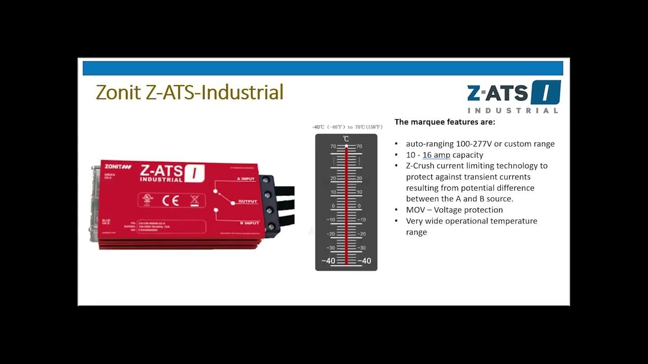 Zonit Z-ATS Industrial Webinar - YouTube