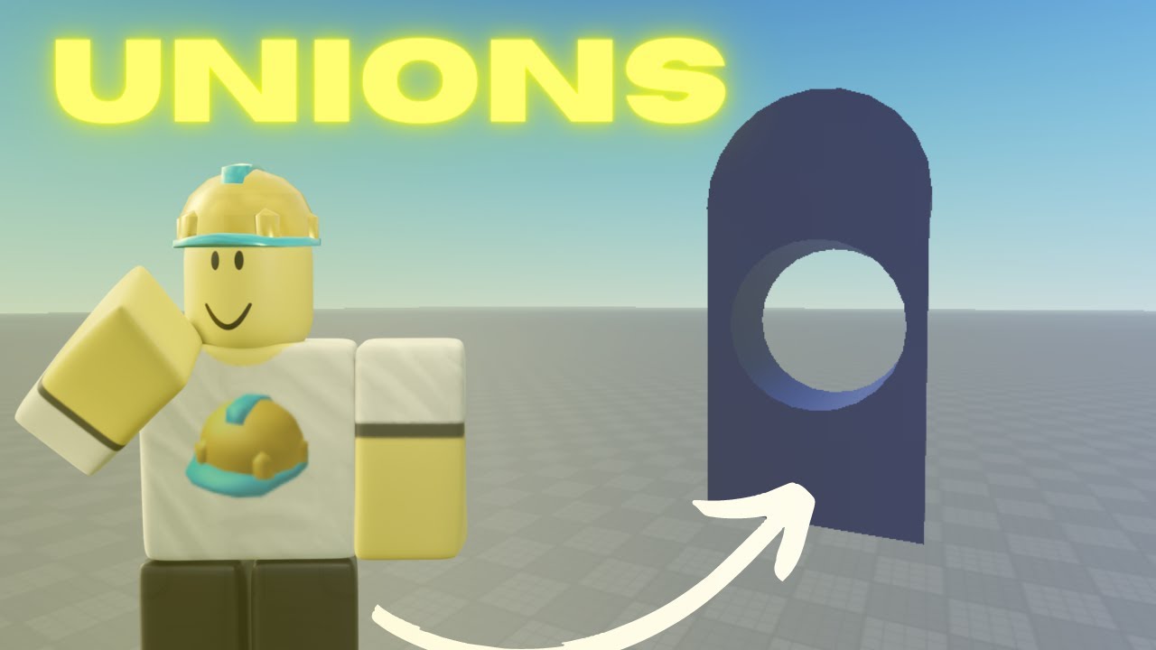 How to use Unions in Roblox Studio (Roblox Studio) - YouTube