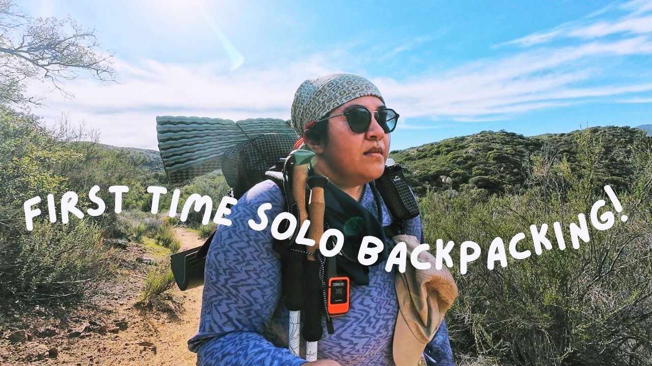 First Time Overnight Solo Backpacking (PCT to Kitchen Creek) - YouTube
