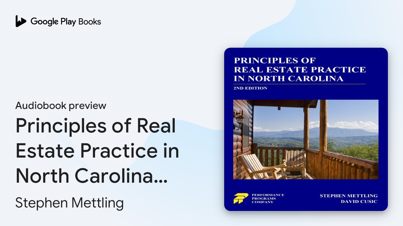 Principles of Real Estate Practice in North… by Stephen Mettling ...