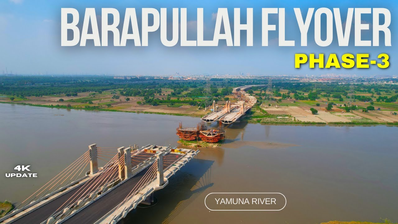 Barapullah Flyover : Phase 3 | Still lot of work is to be done ...
