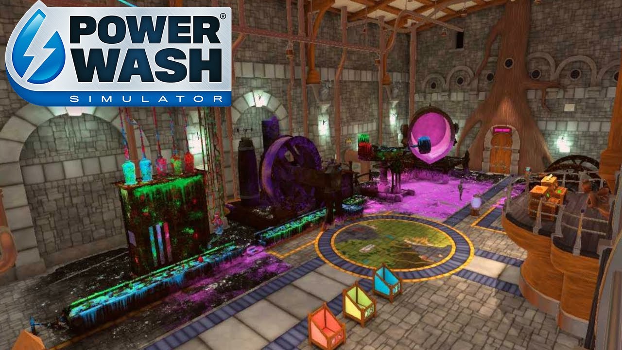 Мойка Фабрики Снадобий - Shrek DLC - PowerWash Simulator - YouTube
