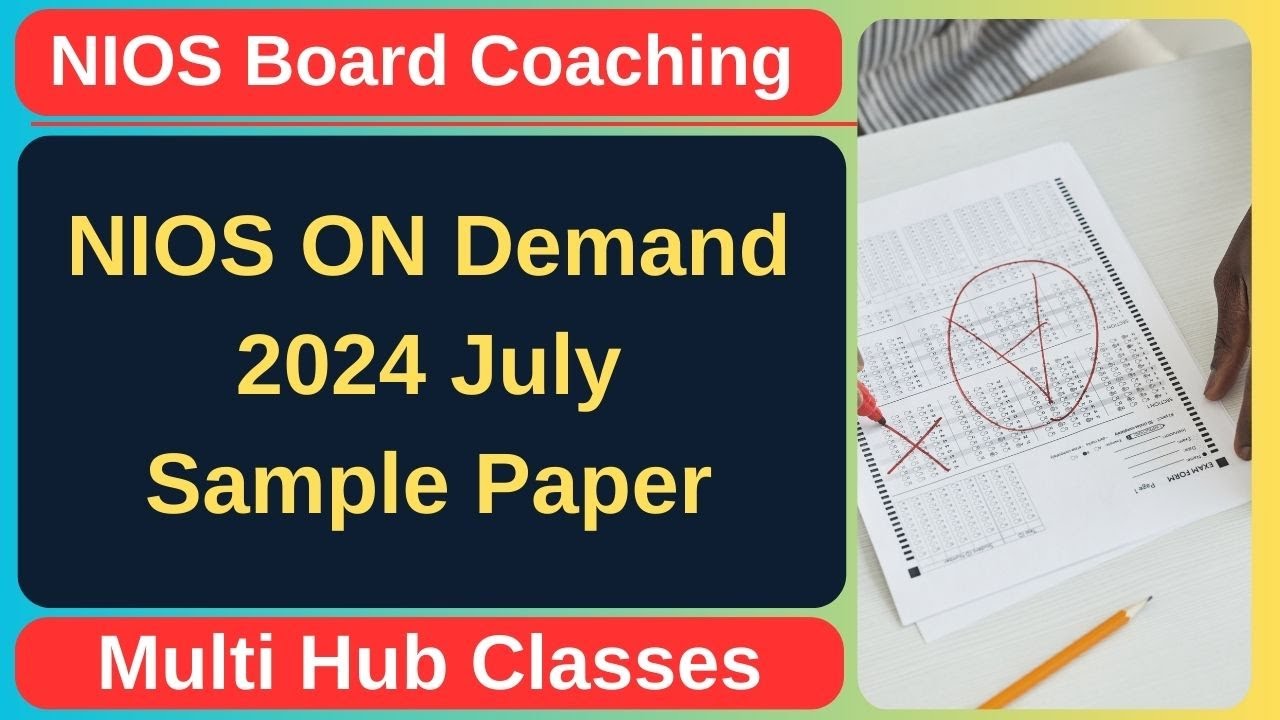 nios on demand exam preparation 2024,nios on demand exam sample papers ...
