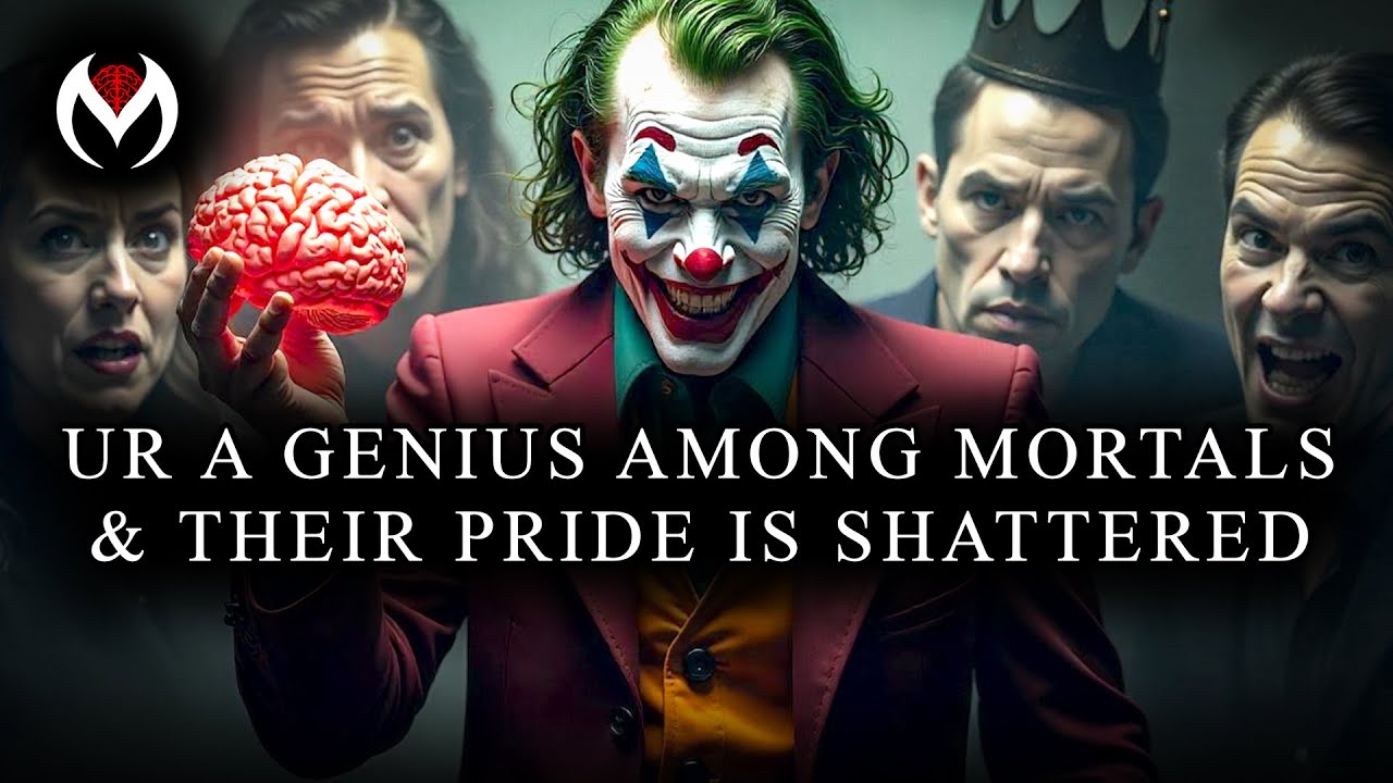 THEY'RE PANICKING COZ... YOU'RE A GENIUS AMONG MORTALS AND THEIR PRIDE ...