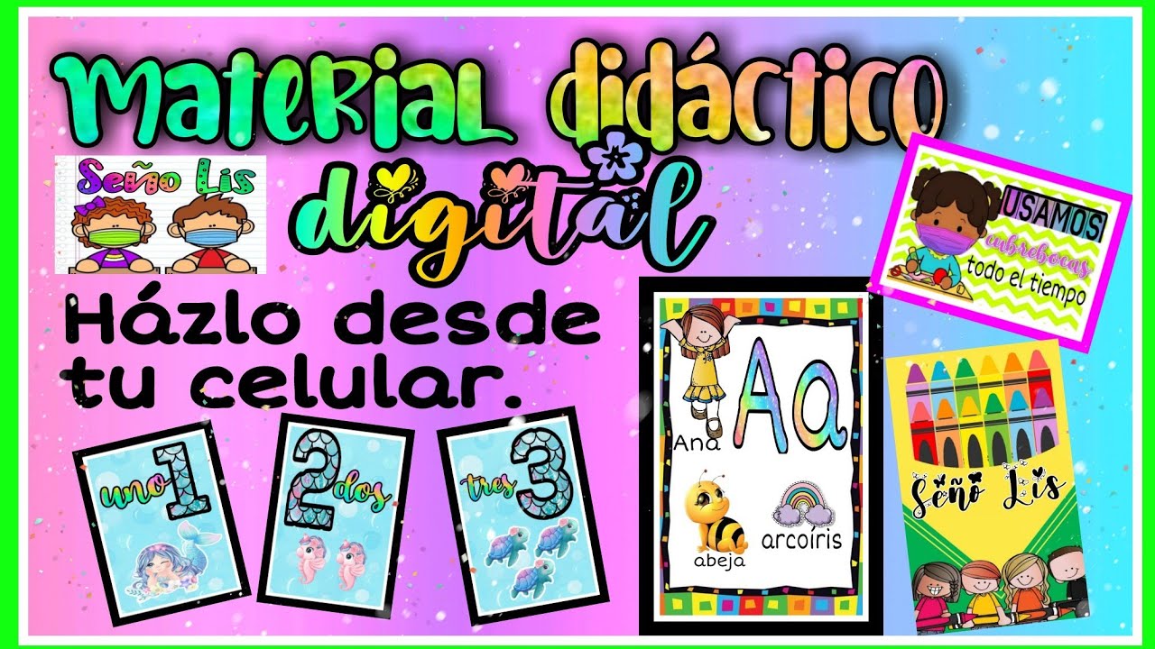 Cómo hacer material didáctico digital desde el celular/ Cómo hacer ...