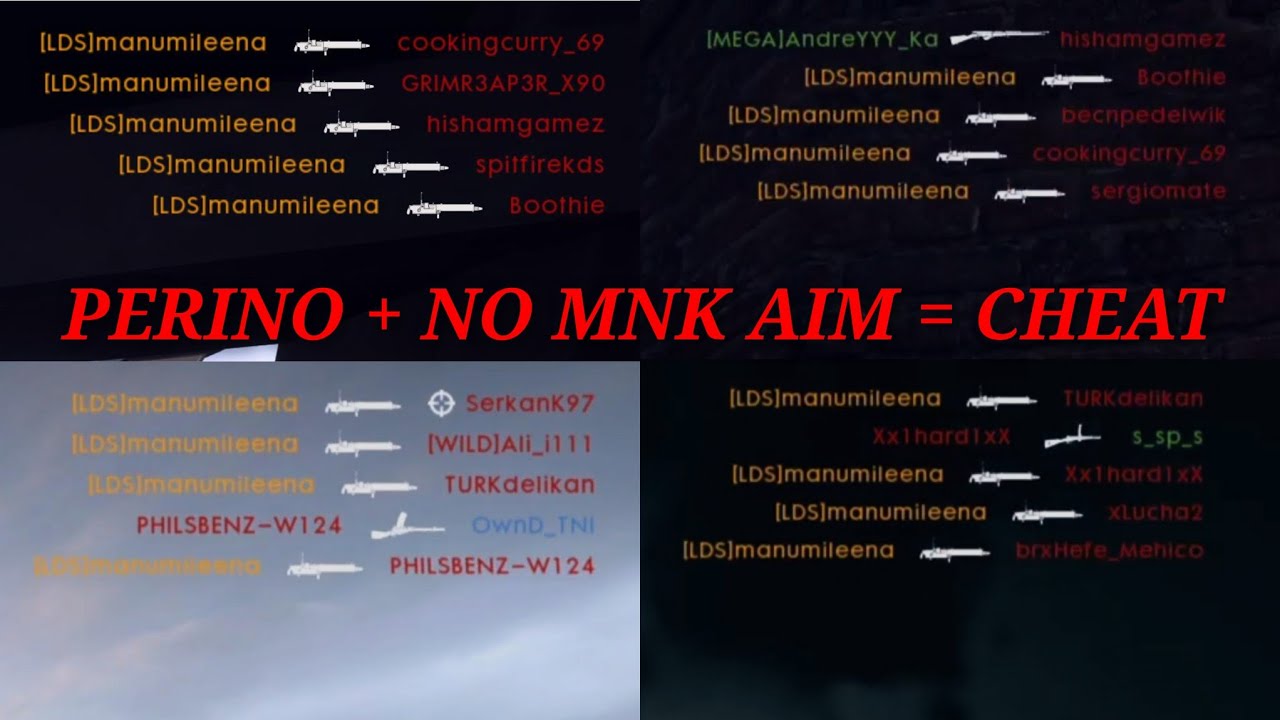 BF1 - PERINO + NO MNK AIM = CHEAT - YouTube