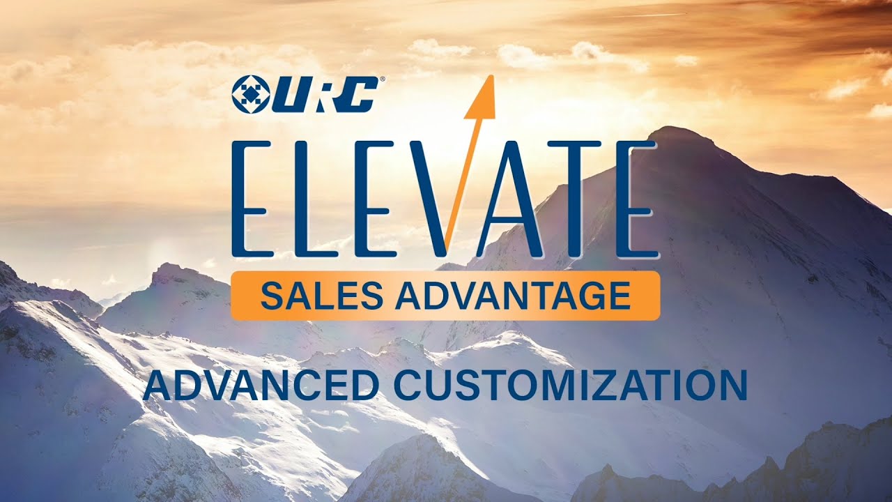 URC Elevate Sales Advantage - Advanced Customization - YouTube