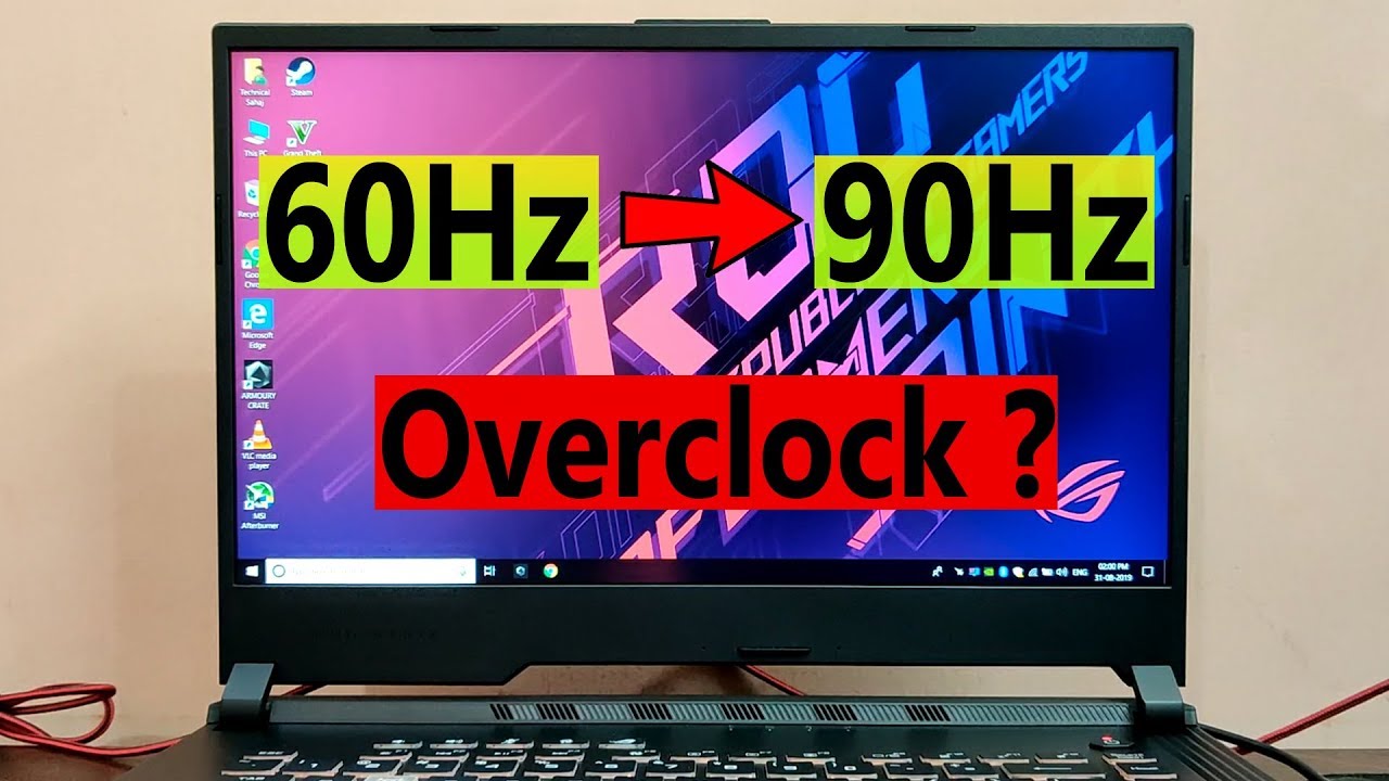 Can we Overclock Asus ROG Strix G Display ? 🔥 - YouTube