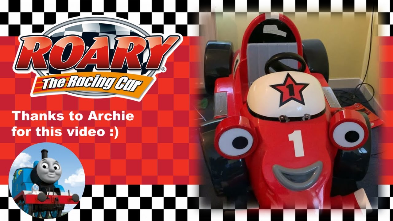 2000s Jolly Roger Roary The Racing Car Kiddie Ride - YouTube