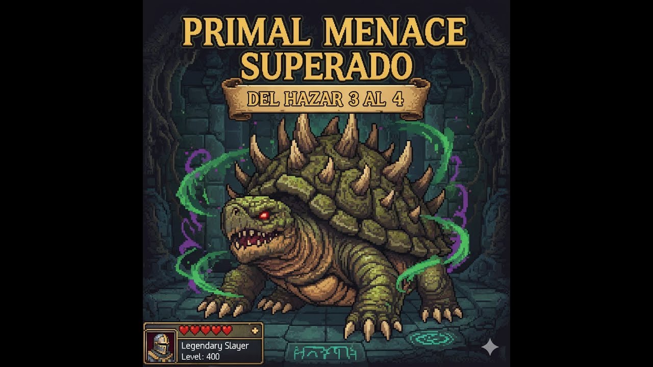 Primal Menace Hazzar 3 a 4 conseguido - YouTube