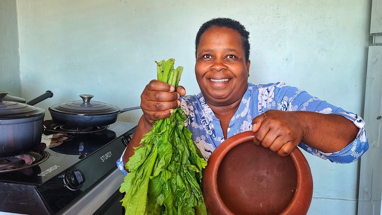 The most delicious vegetable in Zimbabwe.(tsunga ine dovi) - YouTube
