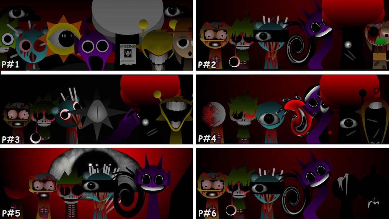 Mix Of All Phases in Incredibox Sprunki | Phase 1-6 Incredibox Sprunki ...