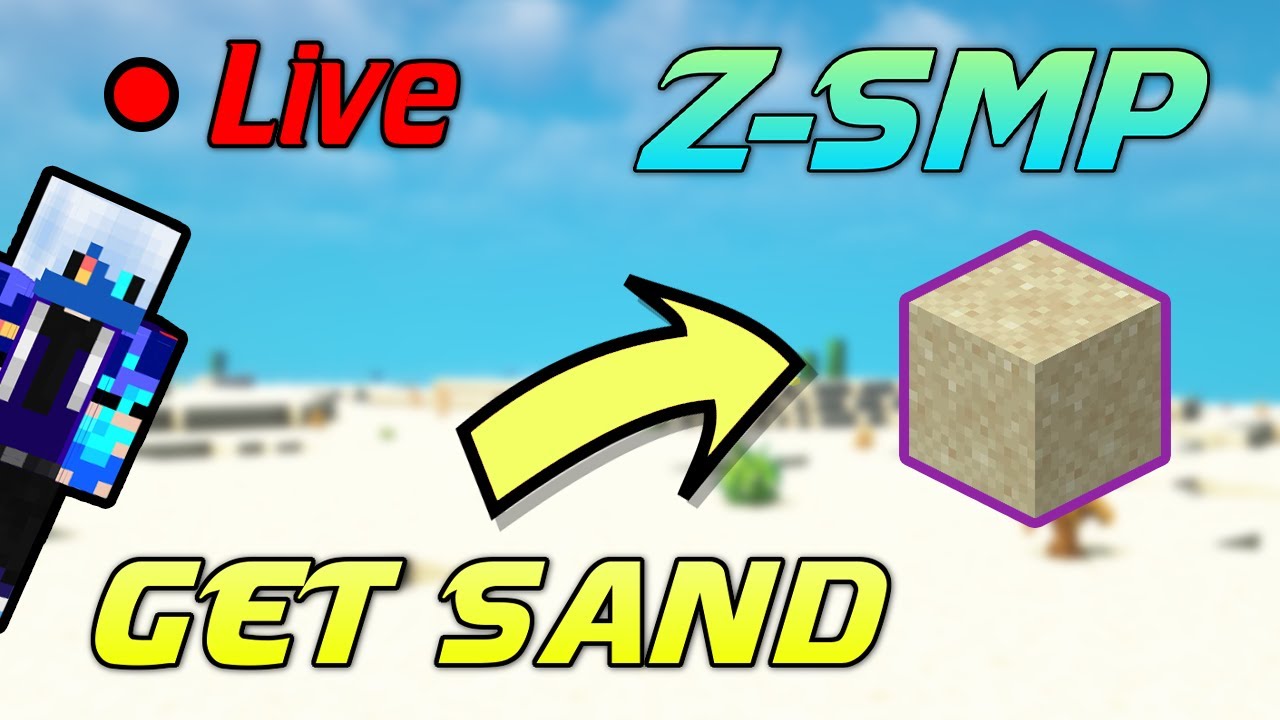 Sand Collection 🔴 Minecraft 1.19 SMP Survival Live Stream // Z-SMP // Java Edition - YouTube