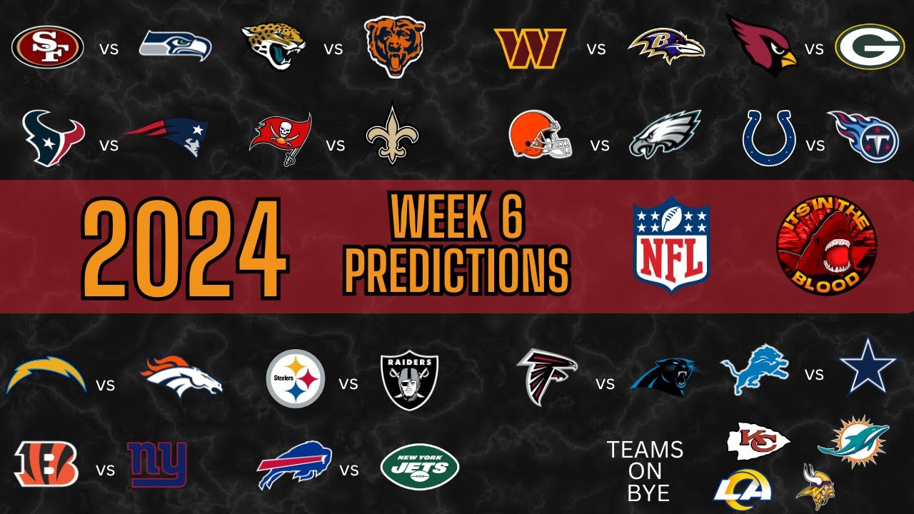 NFL Week 6 Picks - YouTube