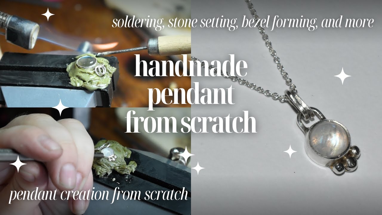 How to Make a Bezel Set Pendant from Start to Finish | Pendant ...