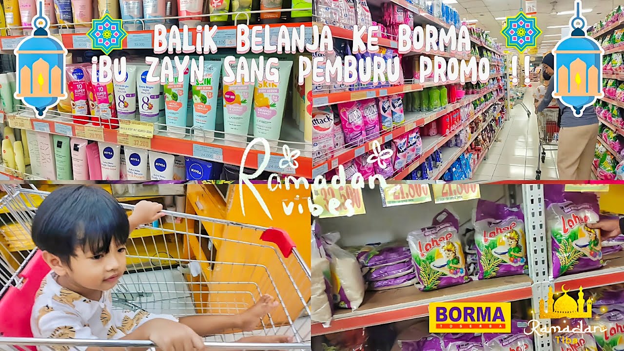 BANYAK PROMO DI BORMA || BELANJA SAMPE TOKO TUTUP !! - YouTube