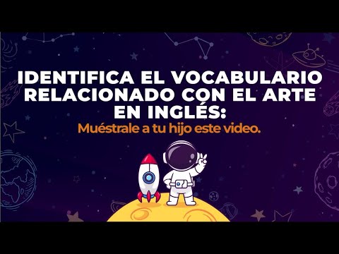 Vocabulario relacionado con el arte en Inglés- Inglés para niños - YouTube