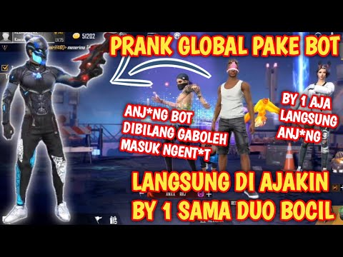NGAKAK PRANK GLOBAL DI GANGBANG DUO BOCIL - FREE FIRE