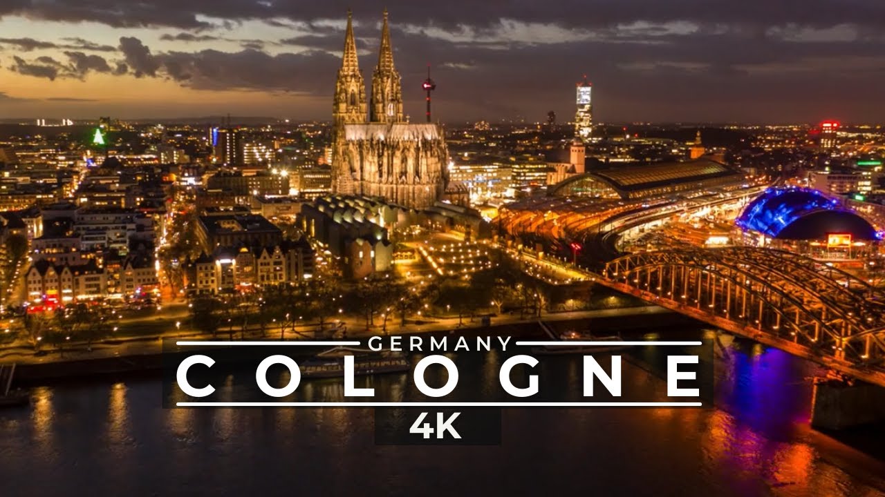 Cologne Germany 🇩🇪 Day & Night Views in 4K 60FPS - YouTube