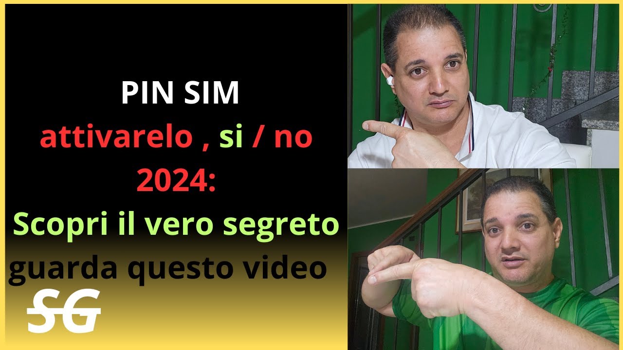 " Attivare il PIN della SIM: Proteggi il Tuo Telefono e i Tuoi Dati ...