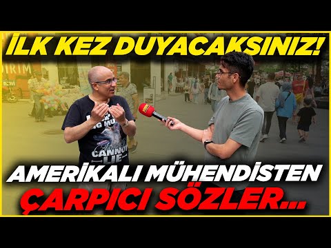 AMERİKALI MÜHENDİSTEN ŞOK SÖZLER! İLK KEZ DUYACAKSINIZ... | Sokak Röportajları