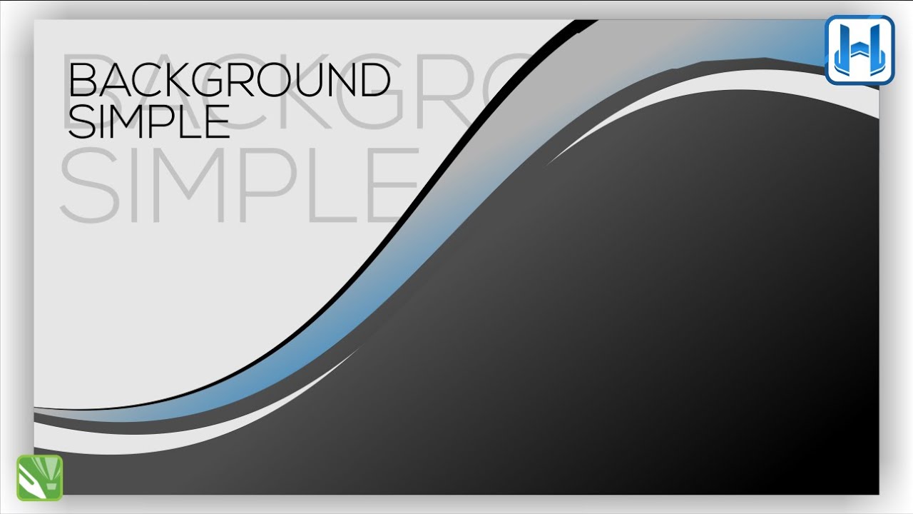 Cara Membuat Desain Background SIMPEL untuk Pemula #3 - CorelDRAW X7 ...